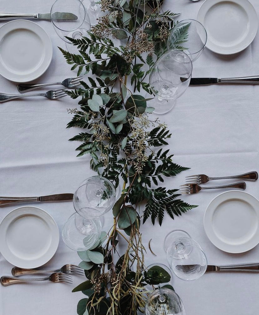 Table Garlands - Wedding Flowers – Our Little Flower Company